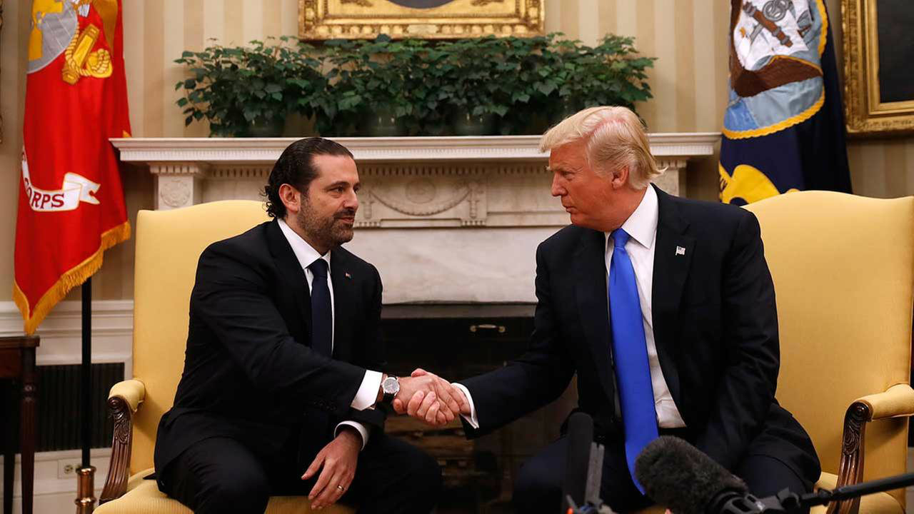 Trump, Hariri pledge solidarity in fighting terrorism